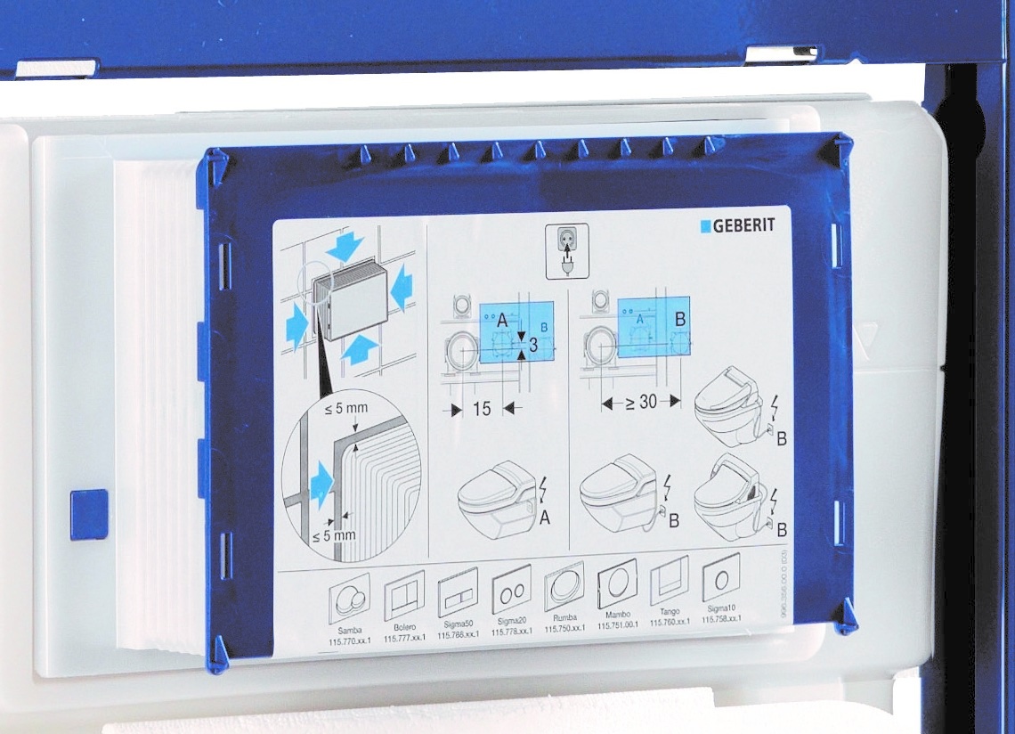 Geberit Systemfix UP320 Inbouwreservoir - TCS Sanitair