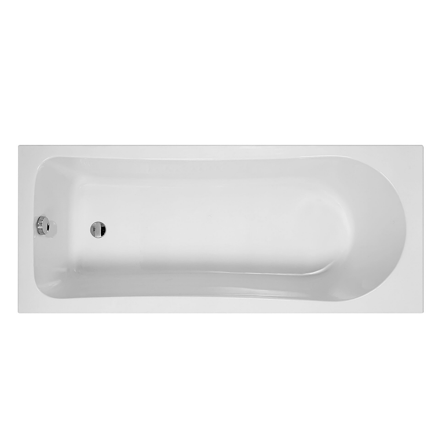 Acryl Ligbad - 170 x 70 x 56.5 cm - Wit - TCS Sanitair