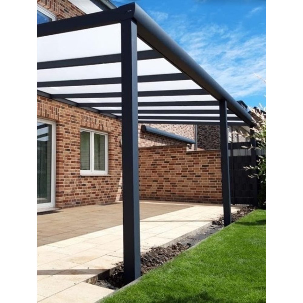 Terrasoverkapping aluminium Mondo 6 Breed op Overkapping33.nl ...