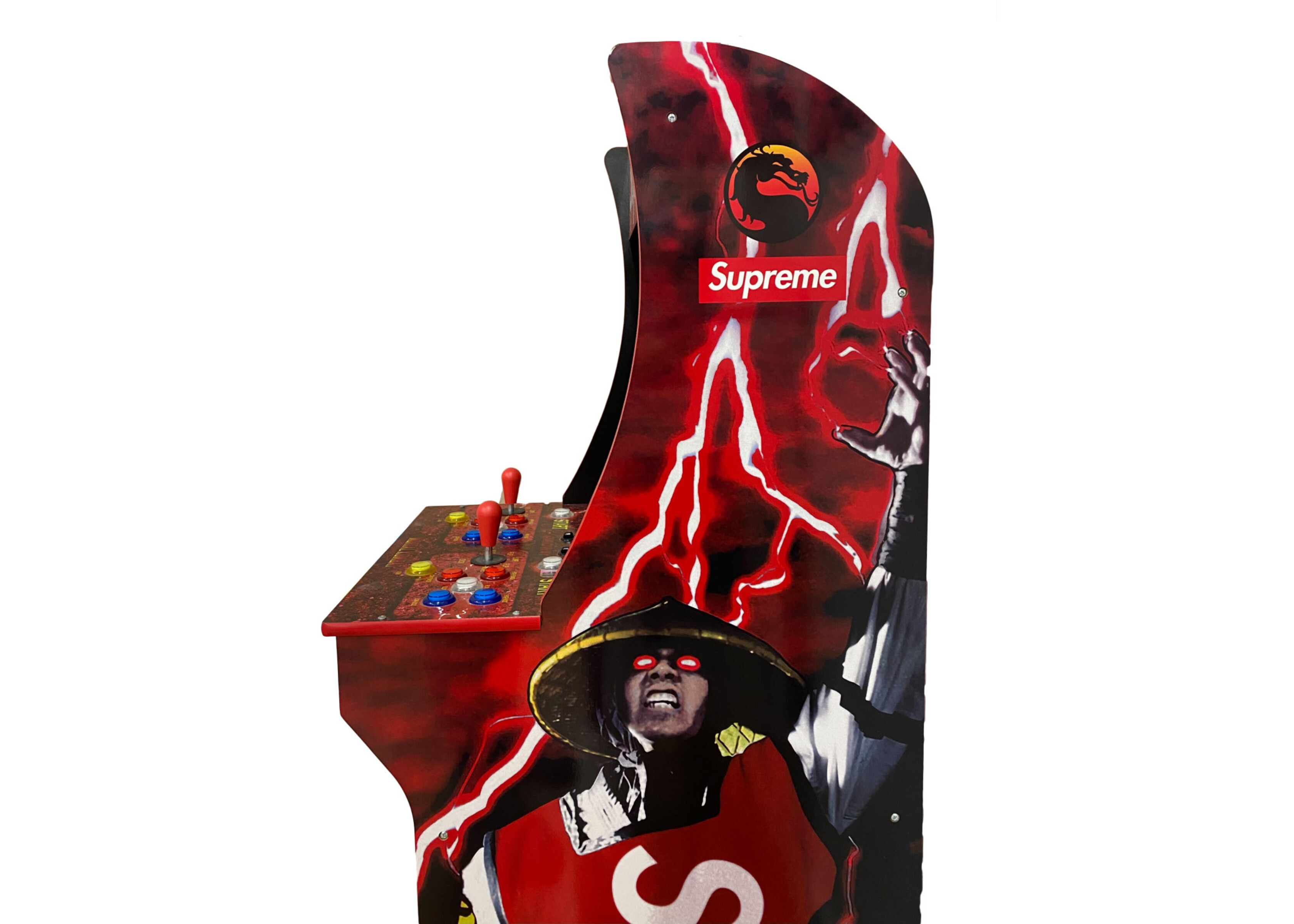 x Supreme Mortal Kombat Arcade Machine - Frontstreet