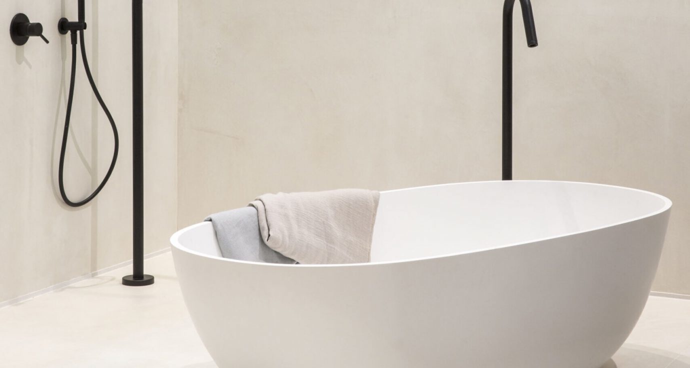 JEE-O Slimline Vrijstaande badvuller geborsteld RVS - Badkamer voor jou