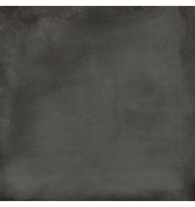 Terratinta Betonmetal black steel mat vloertegel 120x120cm - Badkamer ...