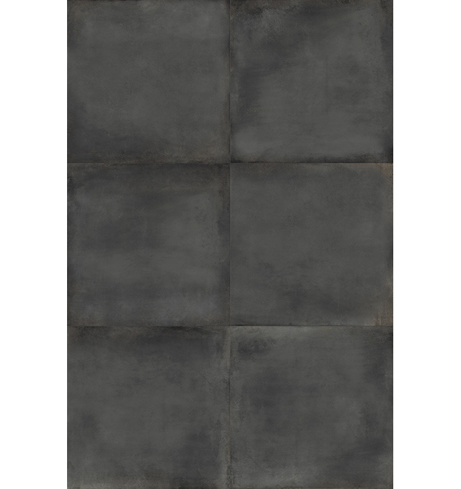 Terratinta Betonmetal black steel mat vloertegel 120x120cm - Badkamer ...