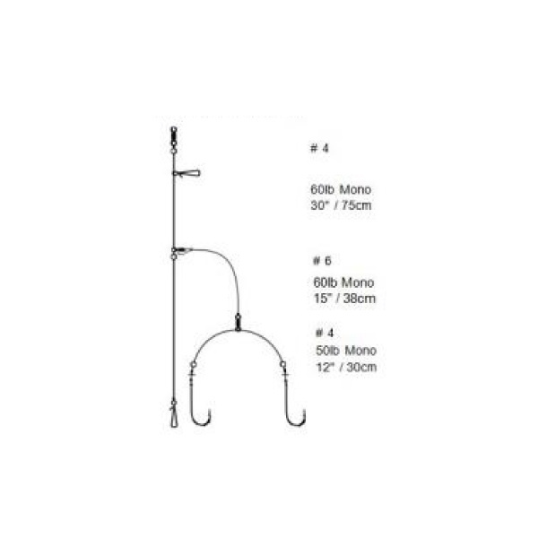 Cox & Rawle Wishbone Dropper Rig - Angelsport Fauna