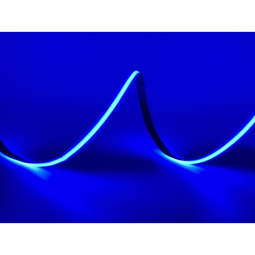 Blauwe COB LED strip 11W 1180LM 480 LED’s p/m 24VDC IP20 - 5 meter - LedDistrict