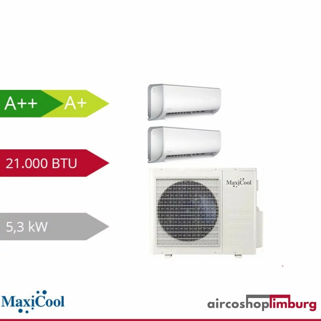 Maxicool | Duo MMD2R-18-0912 Airconditioner - Aircoshop Limburg