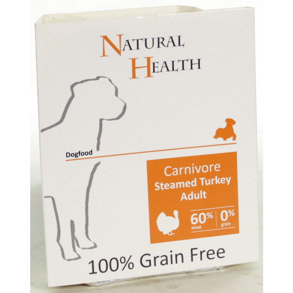 Natural Health Dog Steamed Carnivore Turkey - Heems