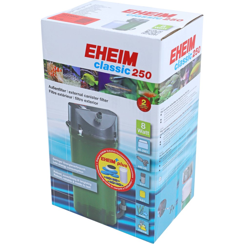 EHEIM 2213 BUITENFILTER CLASSIC 250 MASSA - Heems