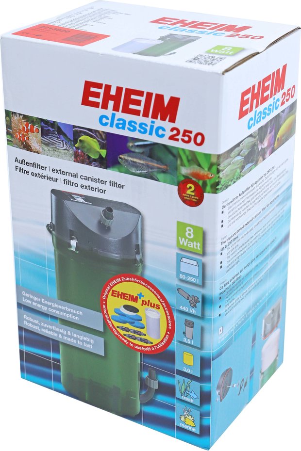 EHEIM 2213 BUITENFILTER CLASSIC 250 MASSA - Heems