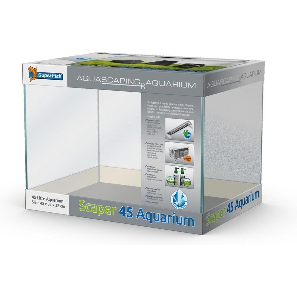 Superfish Scaper 45 Aquarium - Heems