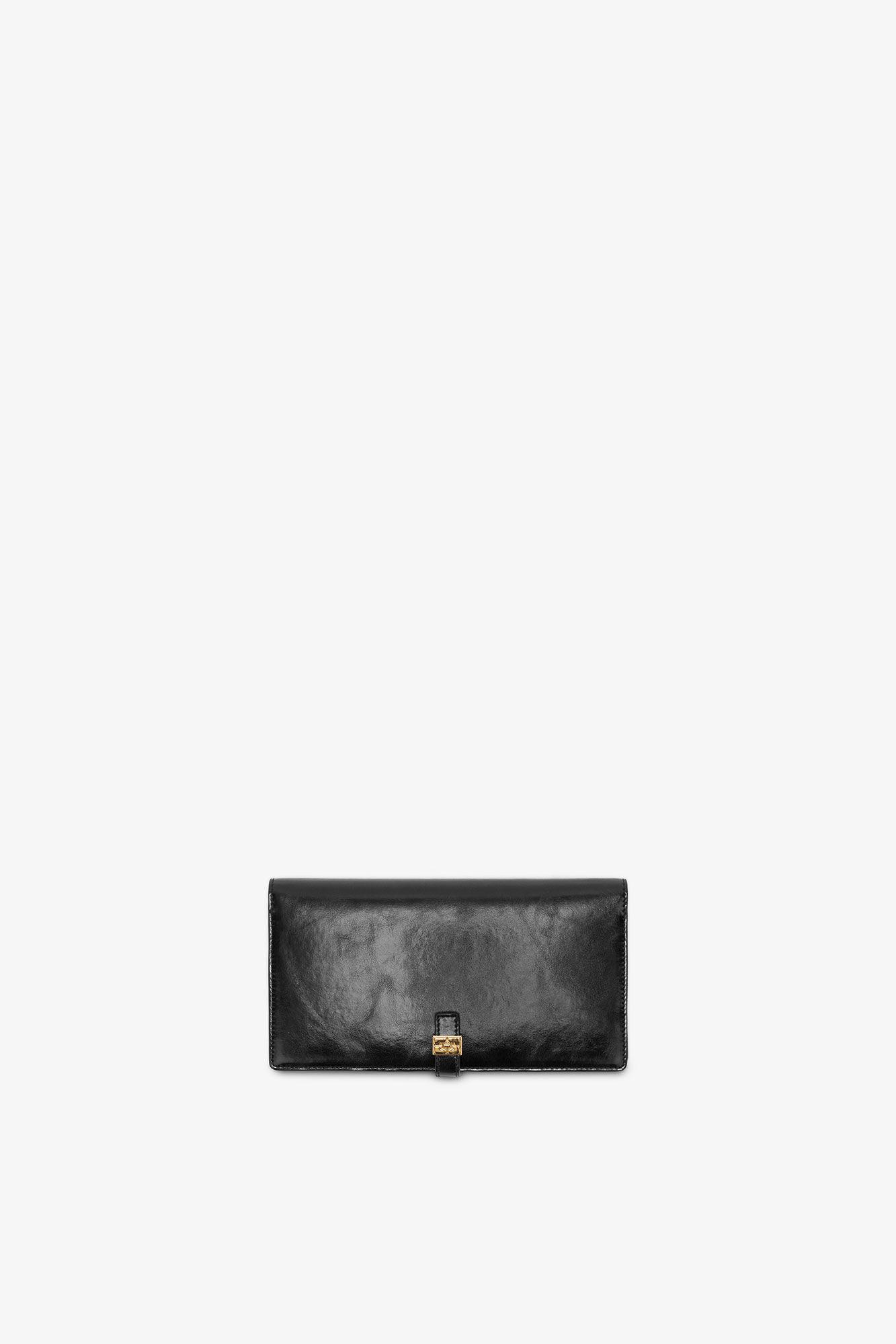 GANNI Long Slim Wallet Box Black - Bankgeheim