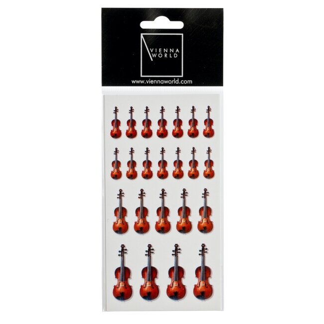 Vienna World (Alt) violin stickers (2 sheets) - BowedInstrumentsShop