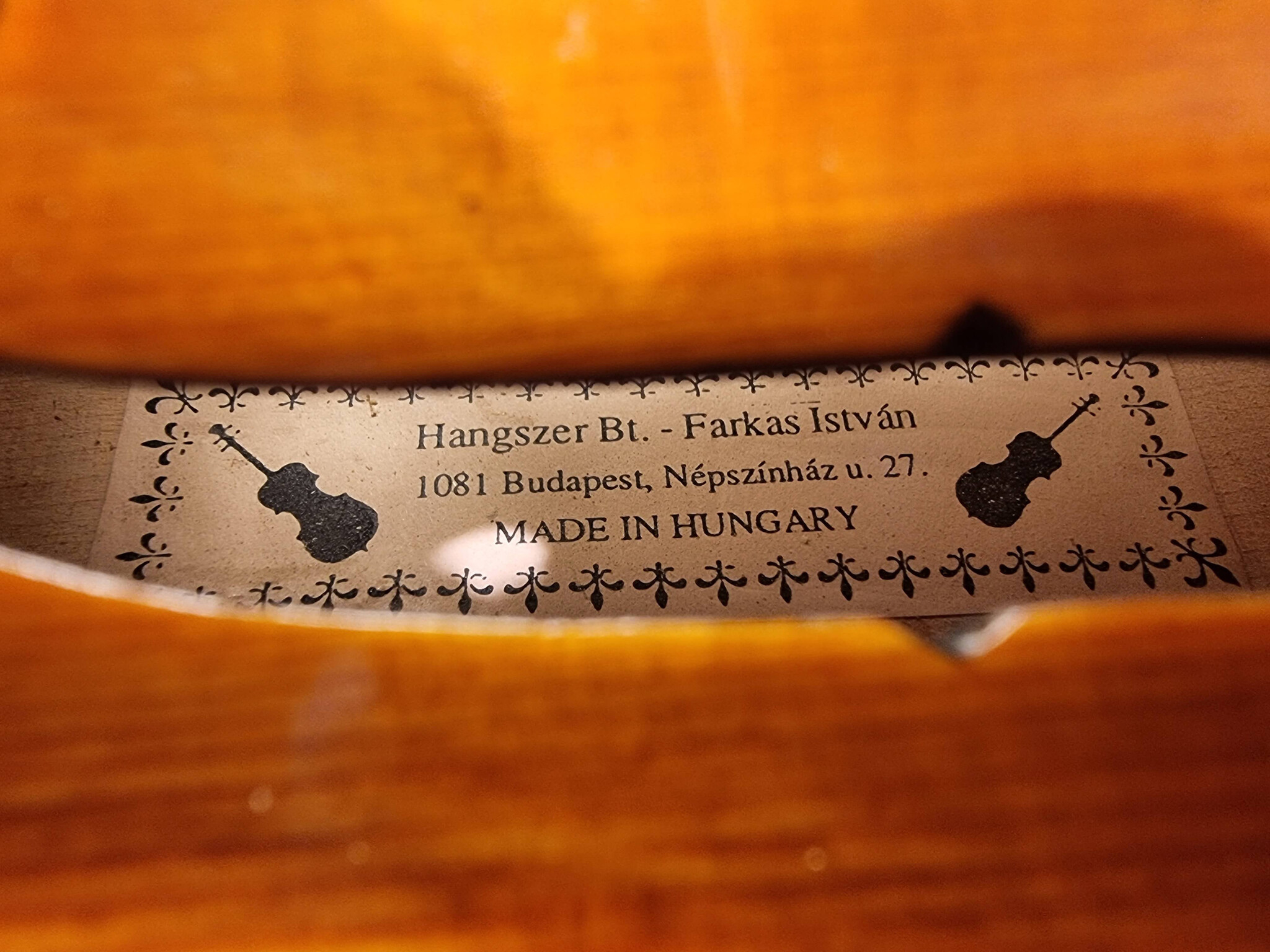 Hangser Bt. – Farkas Istvan Viool - Strijkinstrumentenshop.nl