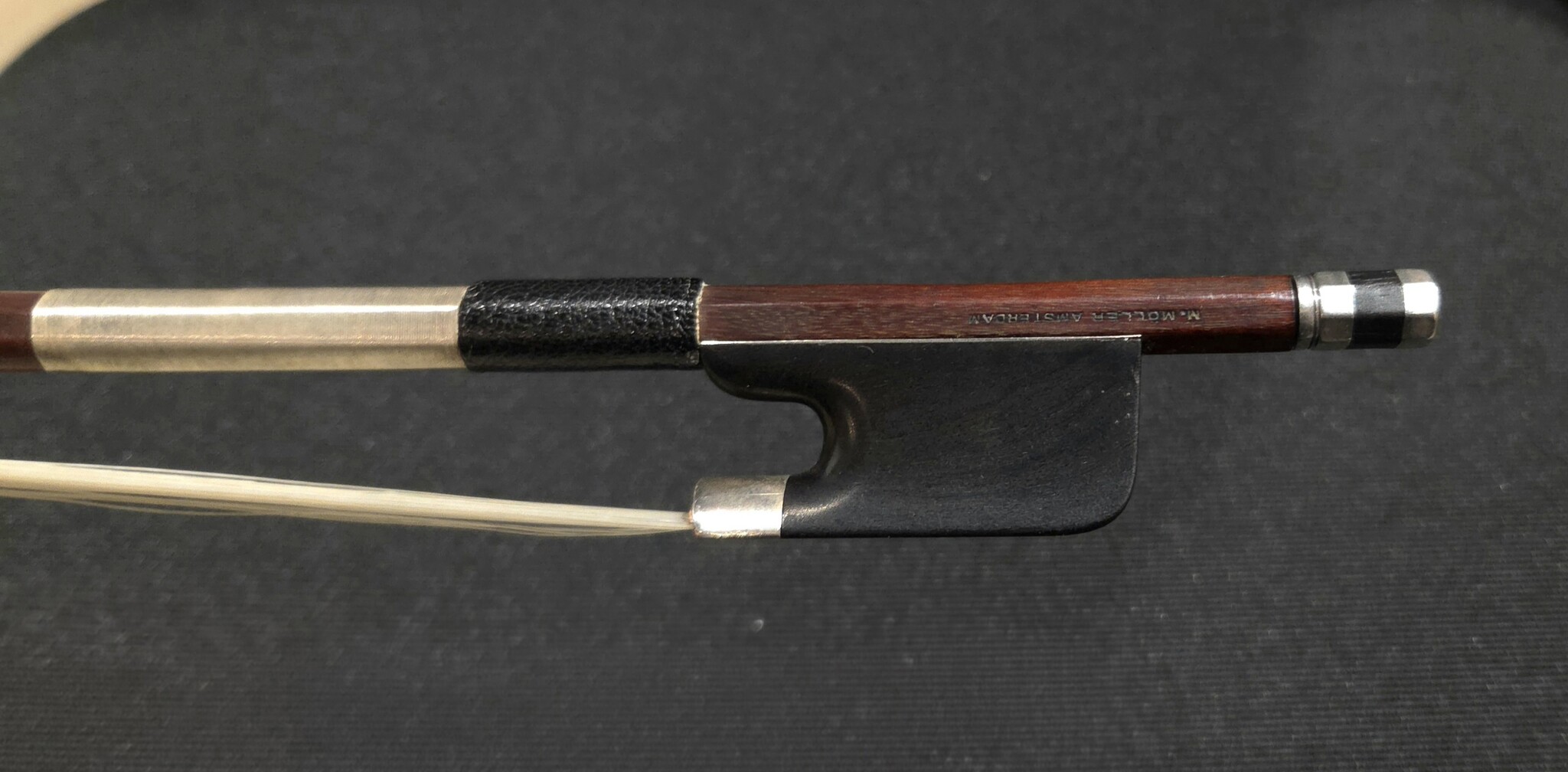 Max Muller Violin bow stamped MAX MULLER - BowedInstrumentsShop