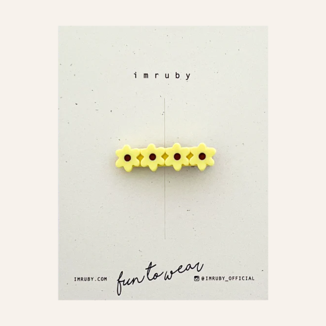 Imruby - DEMI flower clip - Bende van Geluk