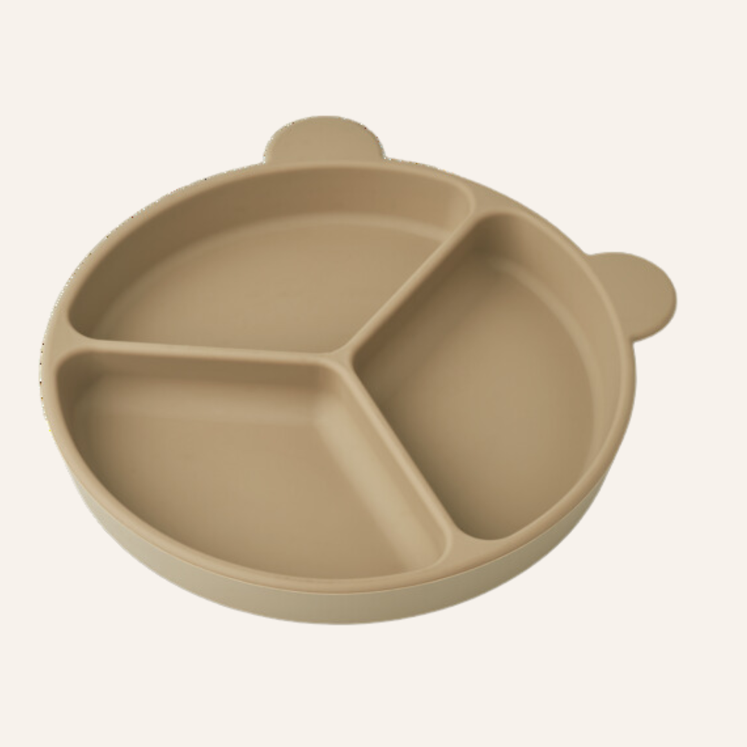 Liewood Stacy Divider Suction Plate - Oat - Bende van Geluk