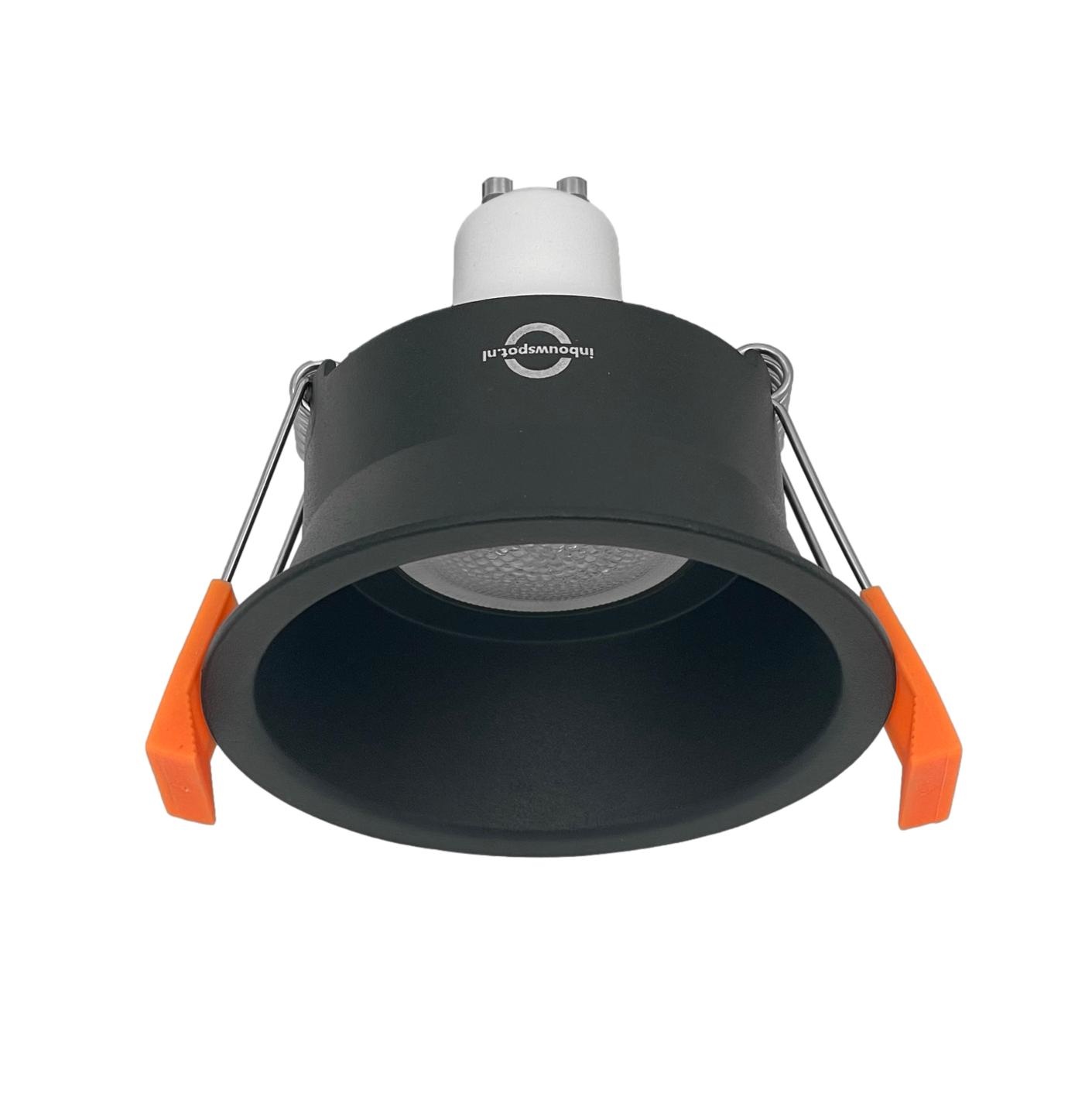 Inbouwspots led GU10 zwart - Inbouwspot.nl