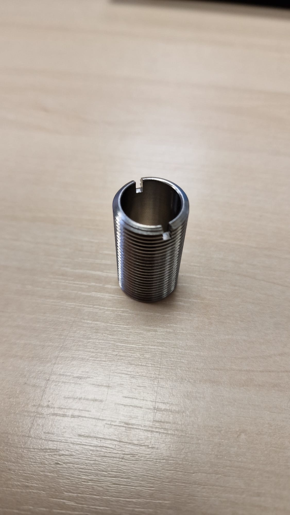 TU steel oil filter threaded bush