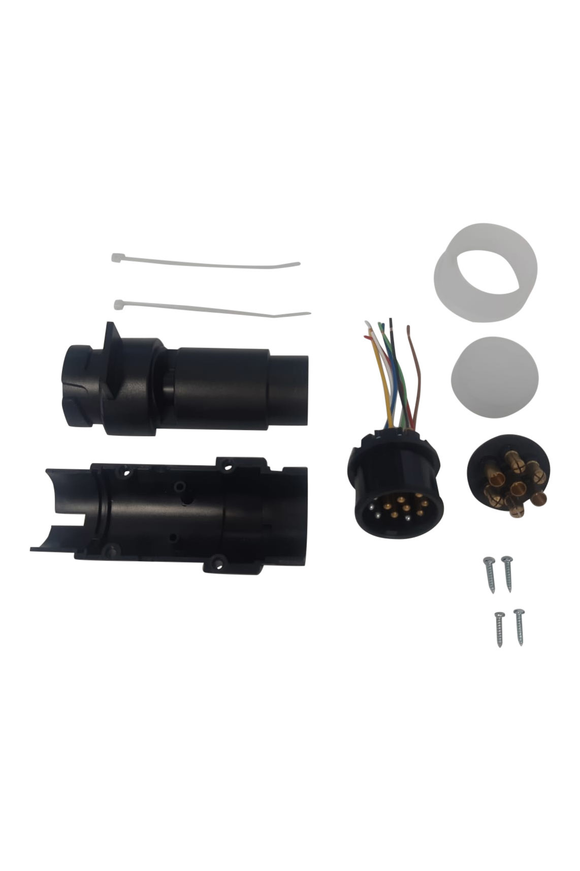 Premium combi plug suitable for 7- and 13-pin connection