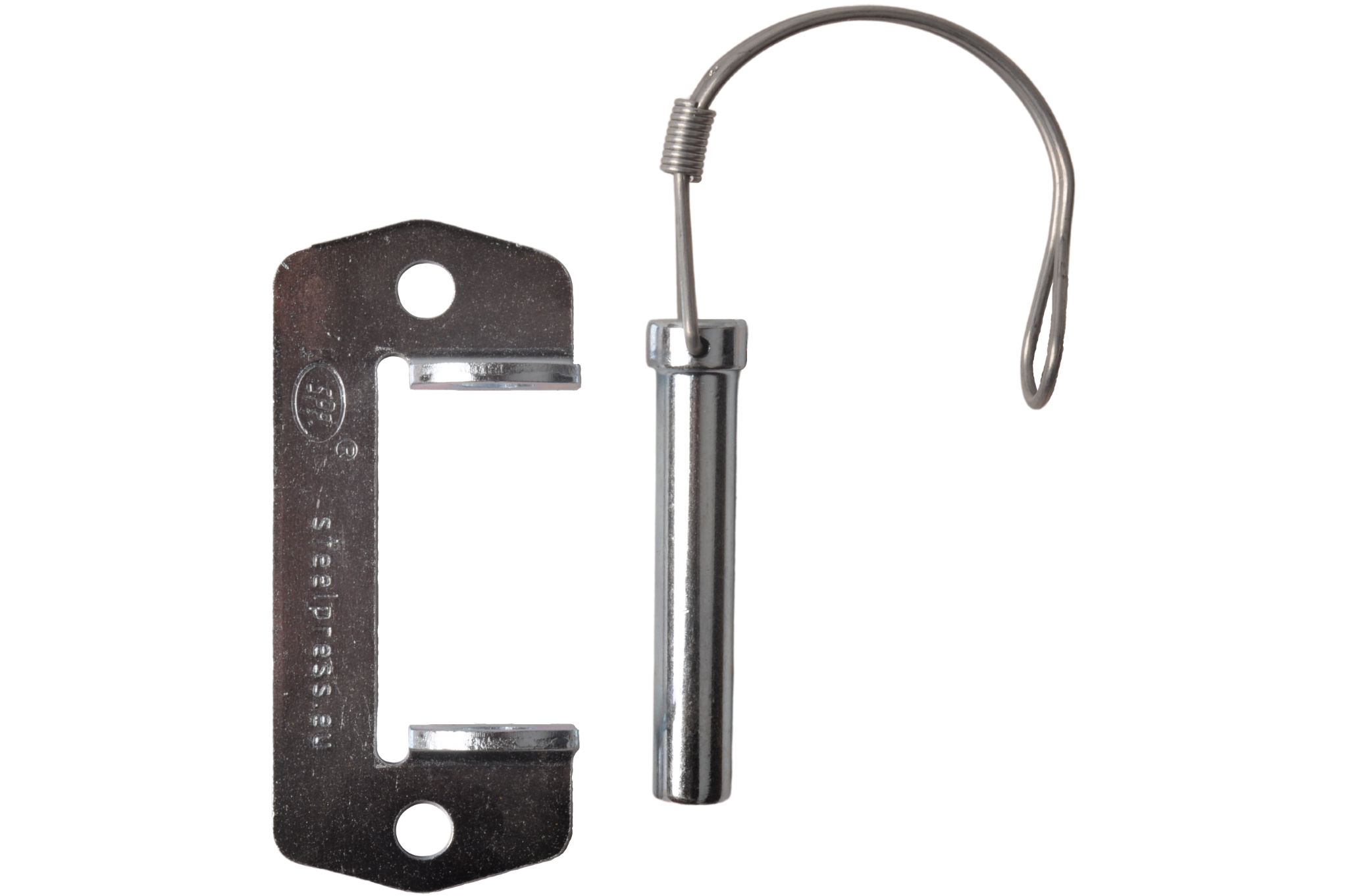 Screw-on hinge holder + Locking pin for rear board hinge