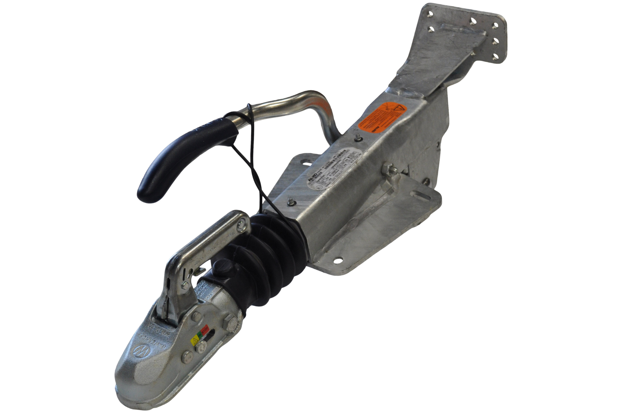 Overrun brake ZAF2.0-3 (2000kg) with nose wheel mounting on end