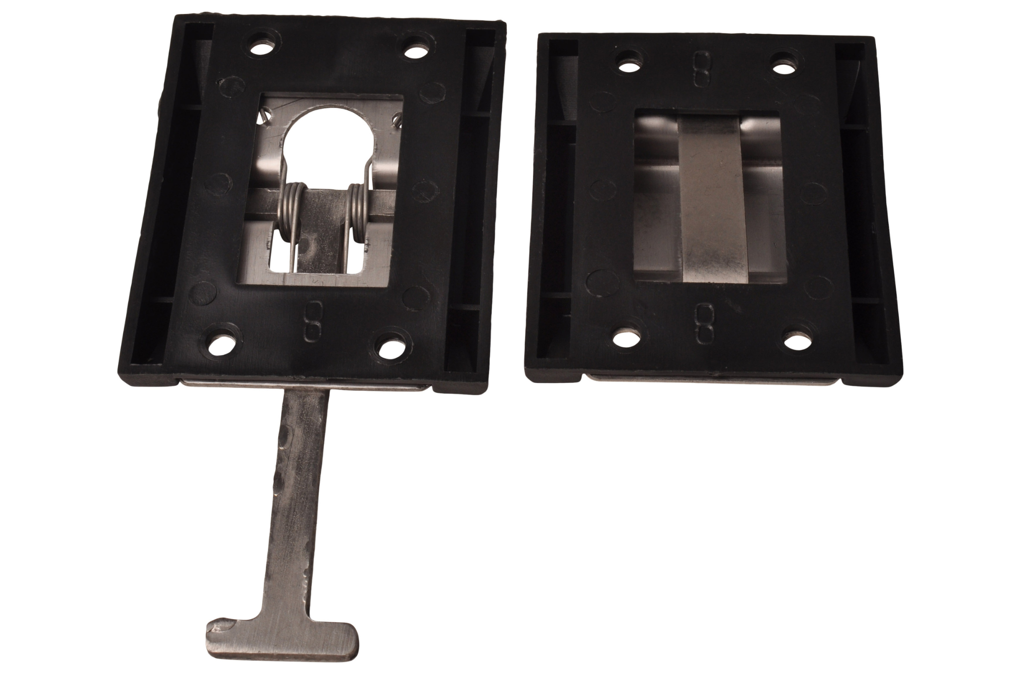 Maintien de la porte : pièce en T + attache en acier inoxydable ...