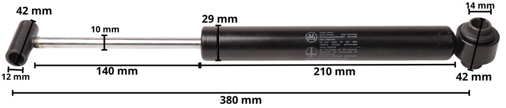 Overrun brake damper ZAF 3.5-1