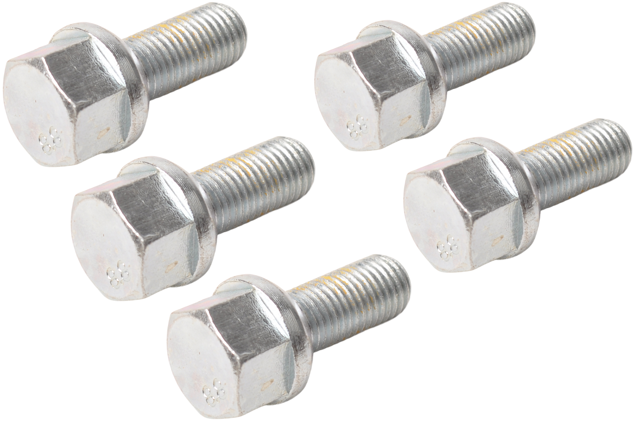 Boulons de roue à collerette sphérique (M12) - 5 pièce - Remorqueshop