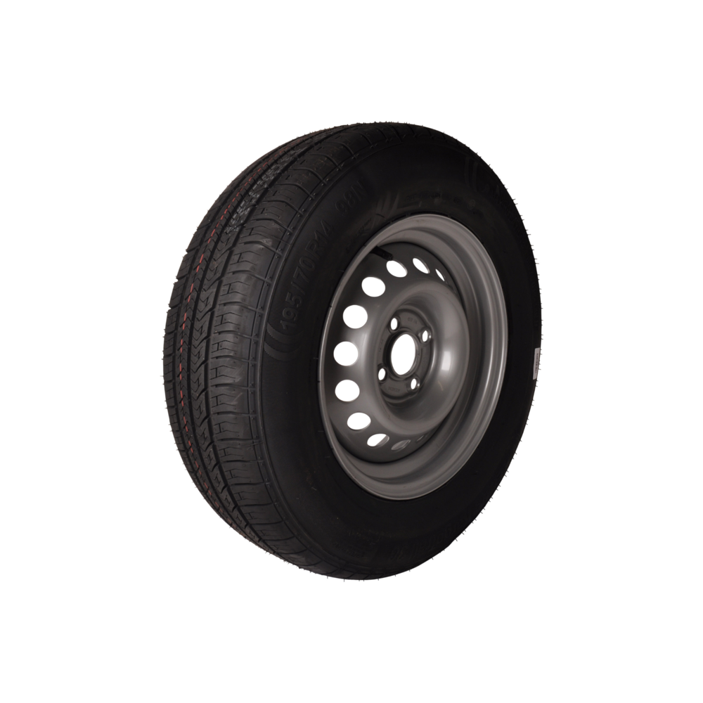 Roue complète 195/70 R14C Pneu + Jante (cercle de trous 4X100) 710 kg ...