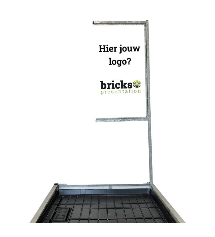 Bricks Accessoire Bloemen/Planten - Bricks Flag - Maatwerk signing - Bricks Presentation