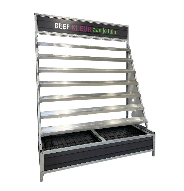 Bricks Display Bloemen/Planten - Mega Pyramid - Signing Rabat - Bricks Presentation