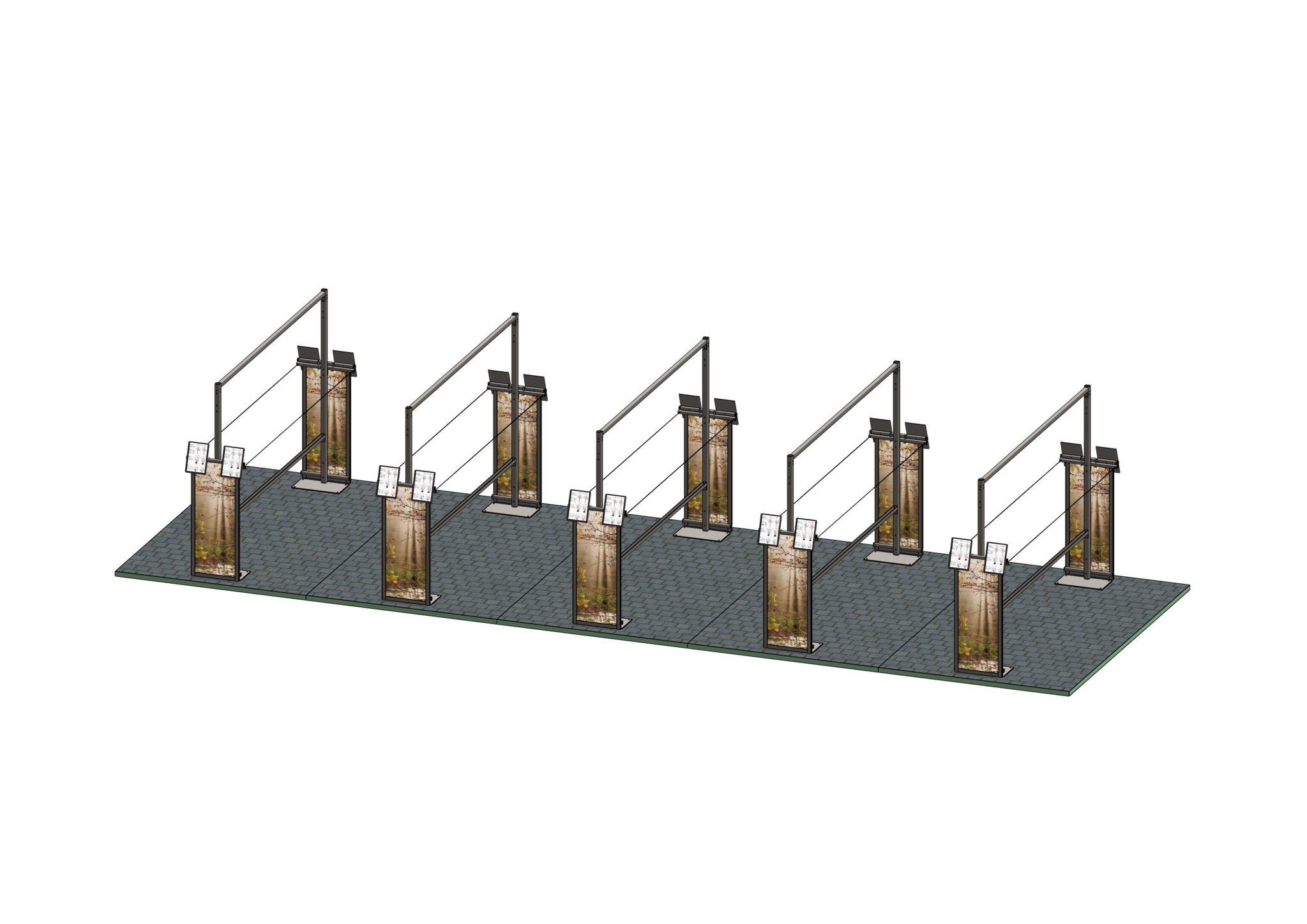 Bricks Boompresentatie Mini- A4 kaarthouders en signing - Bricks Presentation