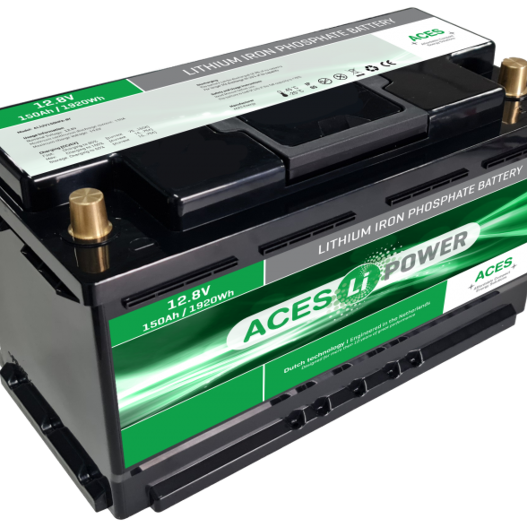 Aces Lithium accu 12V 150Ah | Accu kopen? >> - BlauweStroomShop