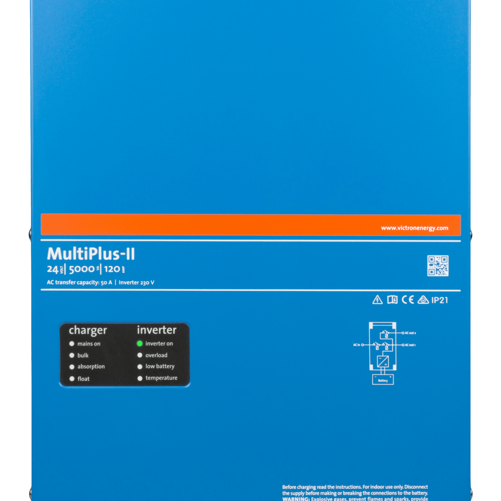 Victron MultiPlus-II | Multiplus 24 5000 - BlauweStroomShop