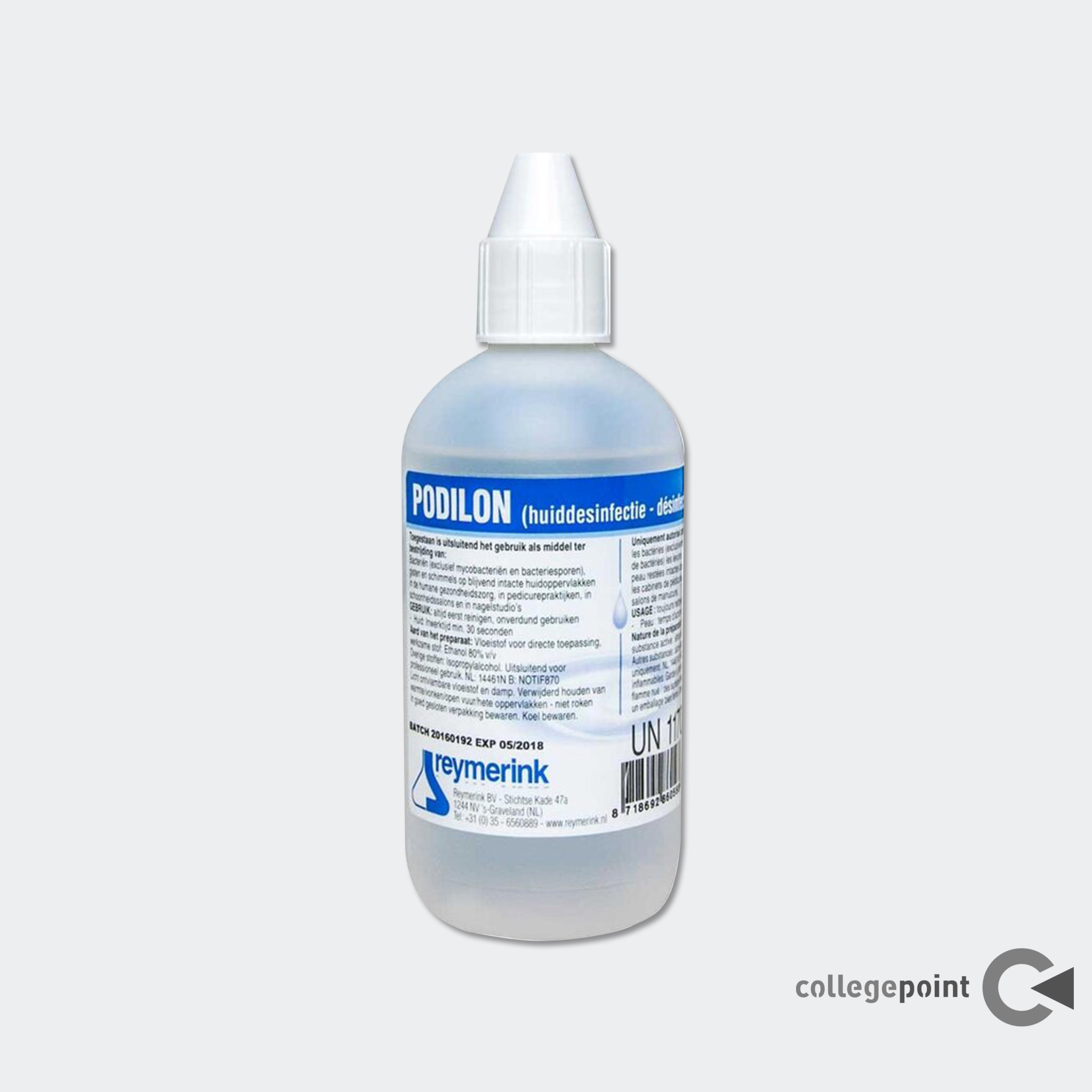 Podilon huiddesinfectie 250ml - CollegePoint.nl