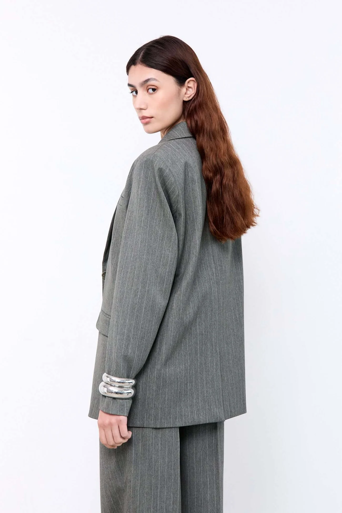 Millie - Green Pinstripes - Blazer - Ir.ma