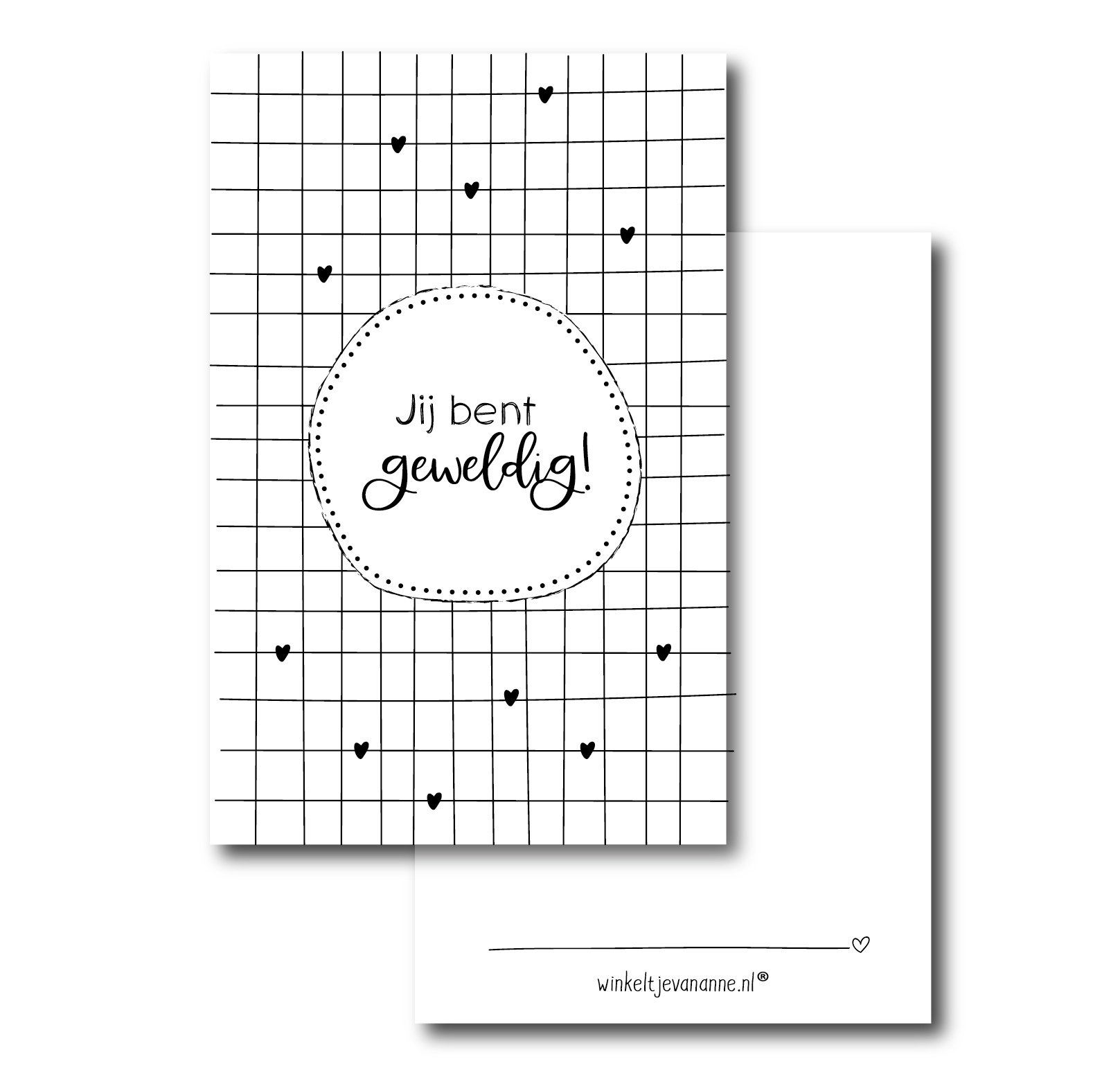 Minikaartje | Jij bent geweldig!