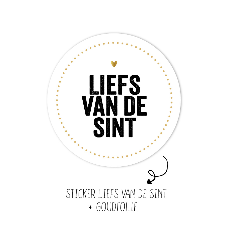 Sticker | Sinterklaas | winkeltjevananne.nl