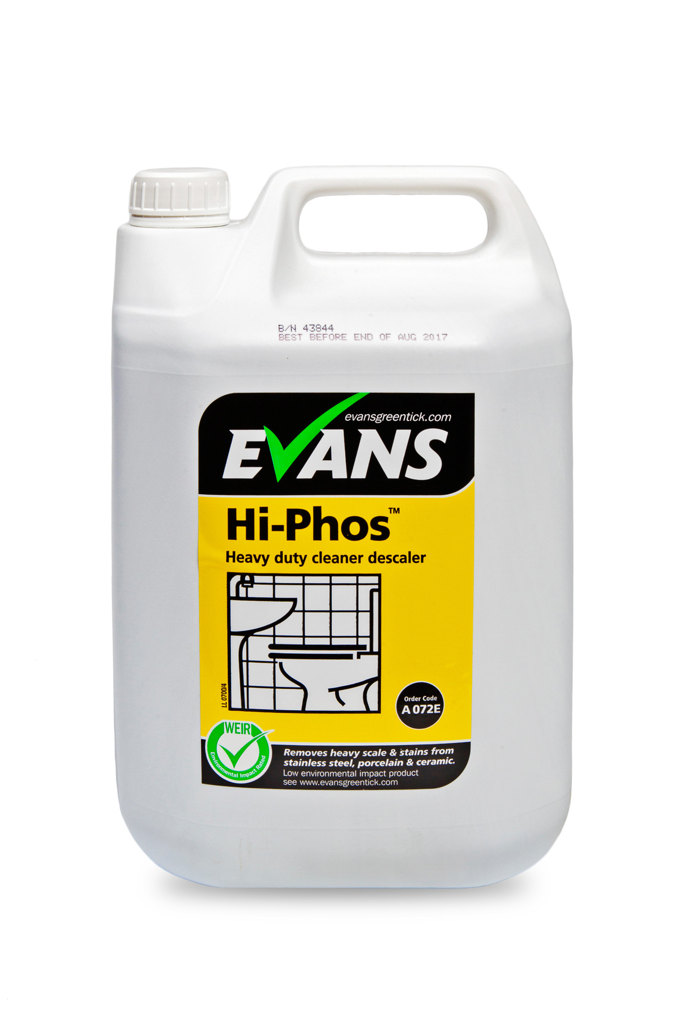 Evans Hi-Phos 5ltr - Heavy Duty Toilet Cleaner & Descaler | Buy Online ...