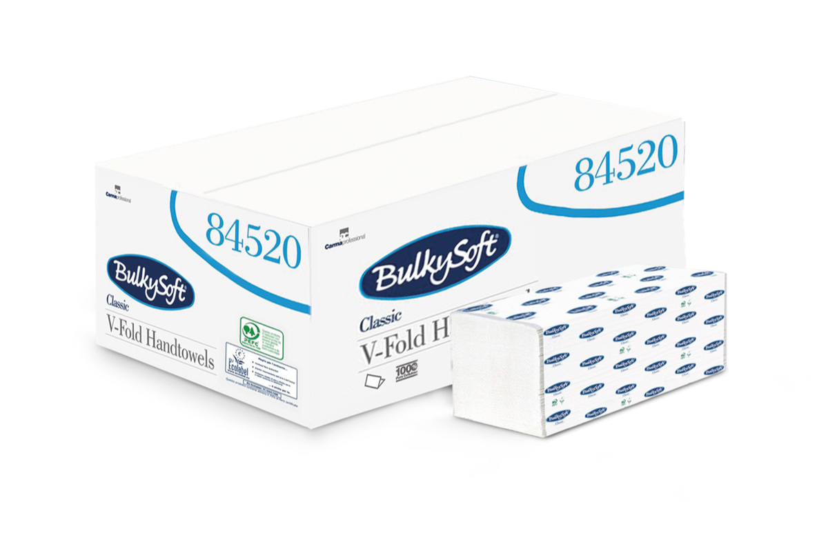 BulkySoft - Classic 2ply V Fold Ultra Hand towels White (3000) - Panama ...