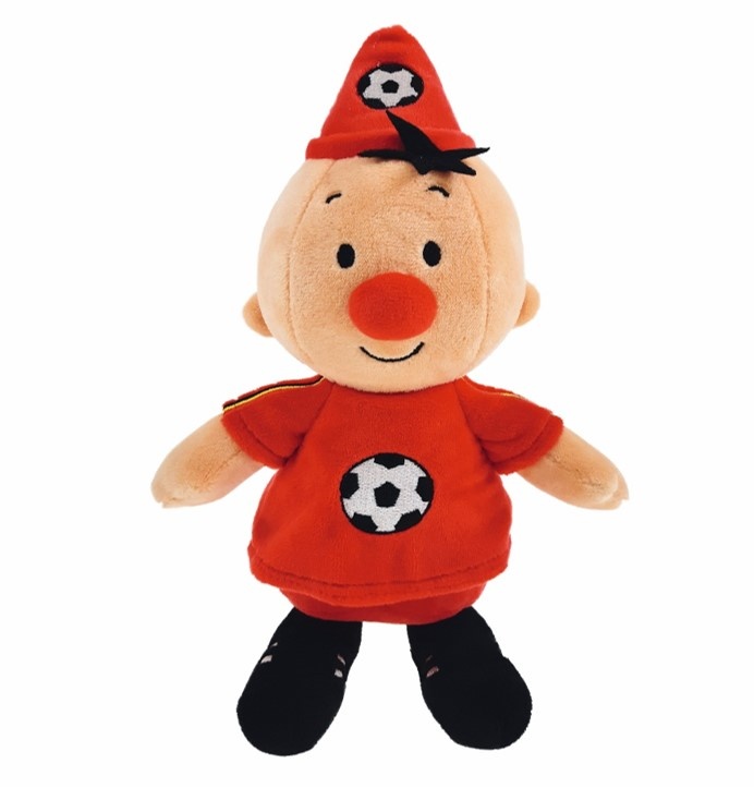 Peluche Bumba : joueur de foot Belgique 20 cm - https://www.megamaga.be/fr/