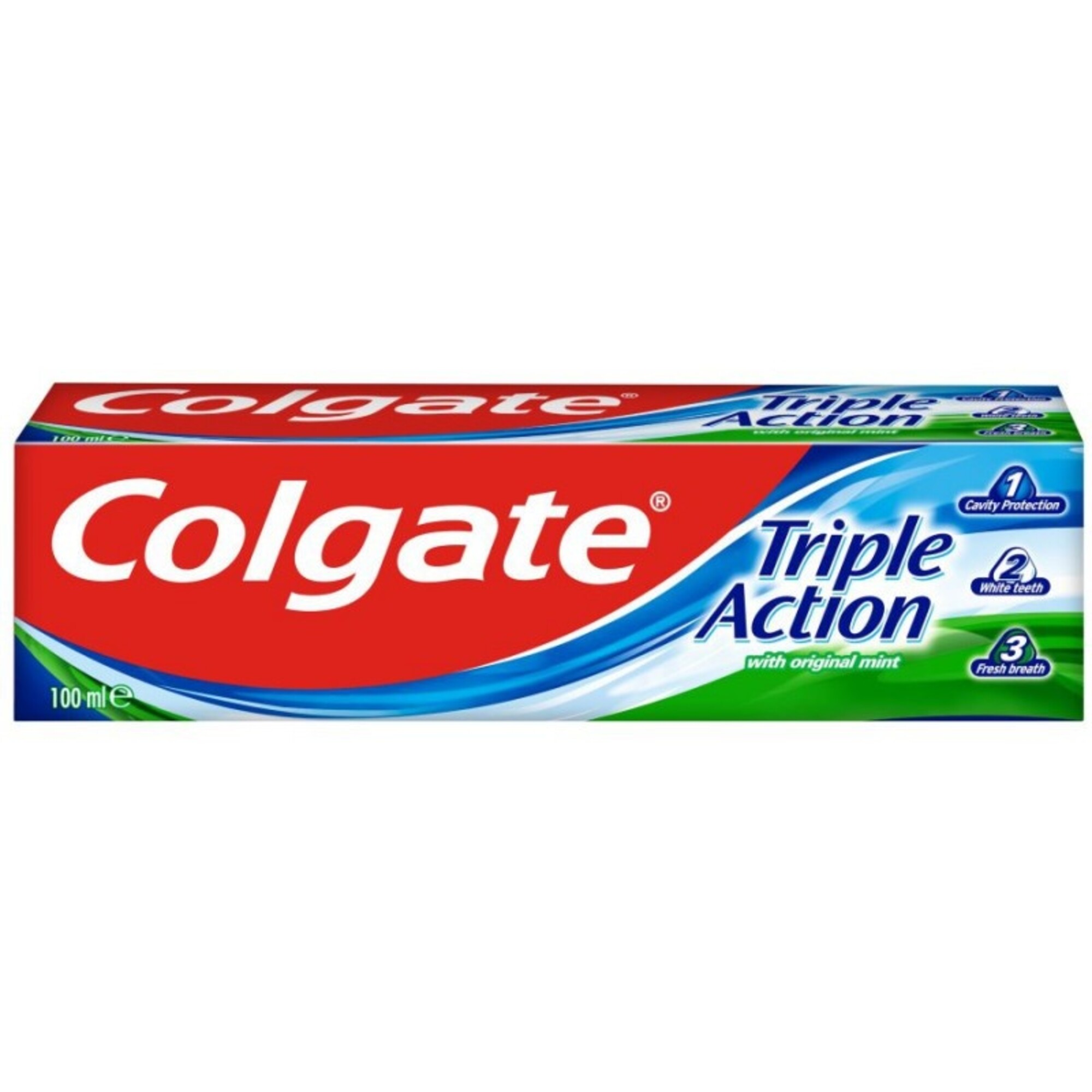 Colgate Tandpasta 100 ml Triple Action – Drievoudige Mondbescherming ...
