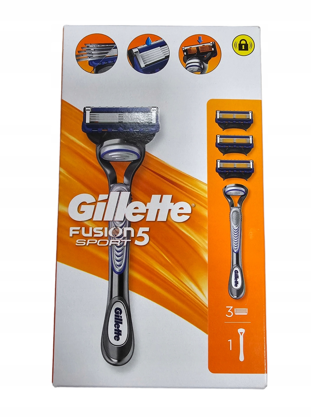 Gillette Fusion 5 Sportscheermes + 3 Mesjes | Comfortabel Scheren ...