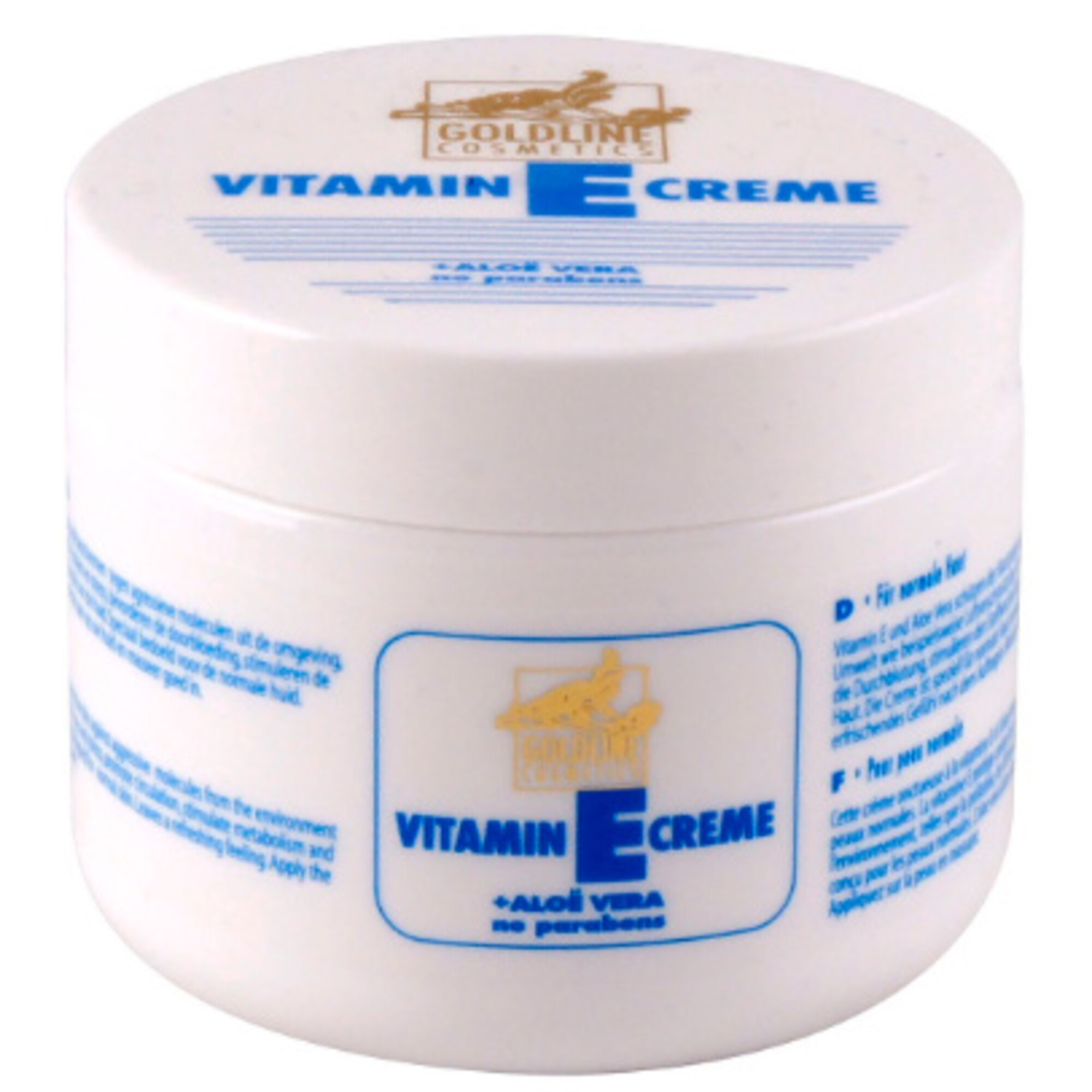 Goldline Vitamine E Crème Normale Huid 250ml – Hydrateert & Beschermt ...
