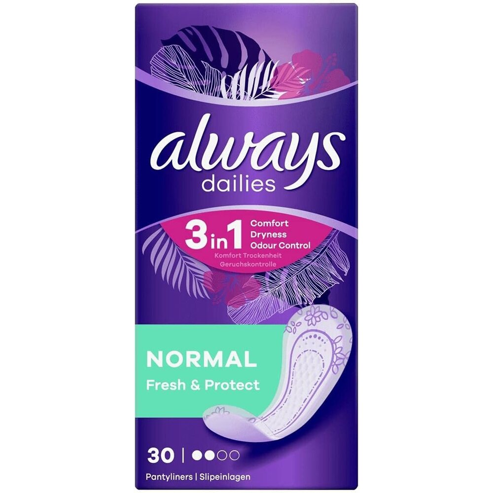 Always Inlegkruisjes Normal 30 stuks - Voordeeldrogist.nl