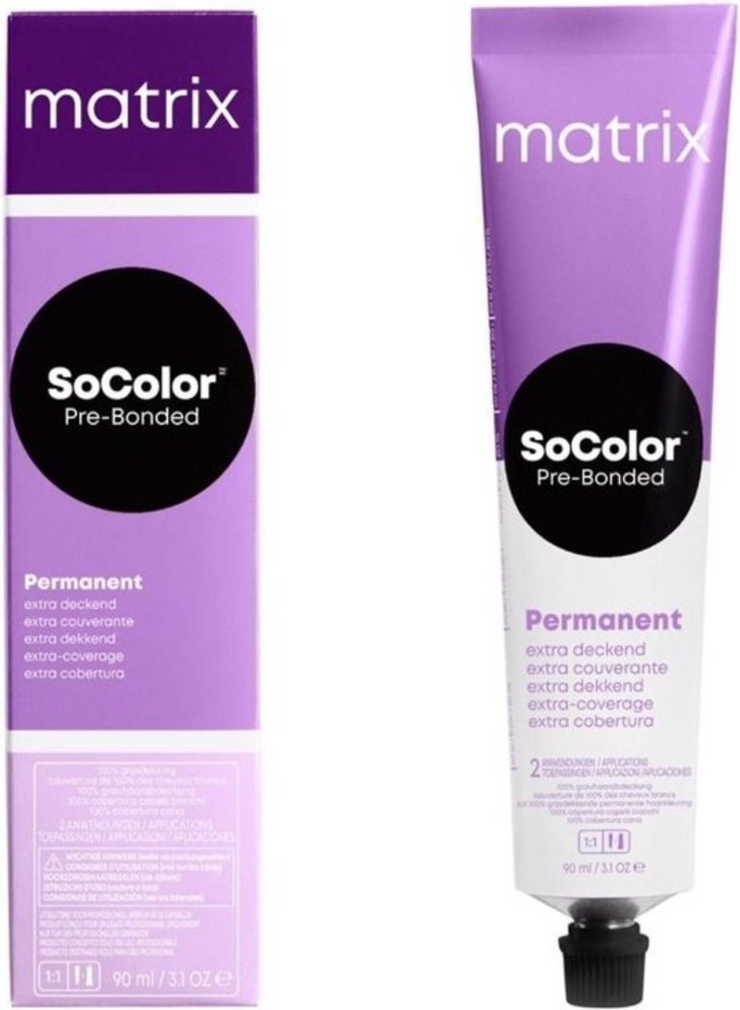 Matrix SoColor 504NJ Extra Dekking – Donkerbruin Neutraal Jade 90 ml ...