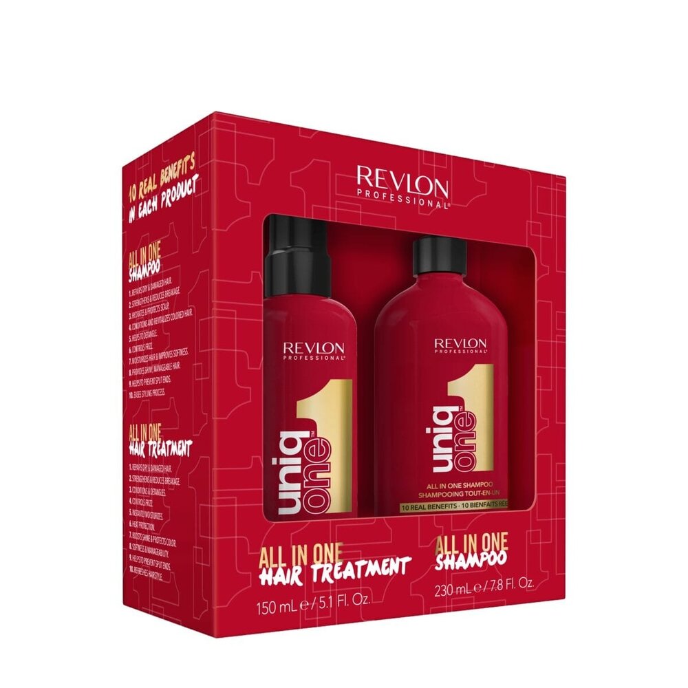 Revlon Uniq One Duo Pack – 150 ml Behandeling & 230 ml Shampoo ...
