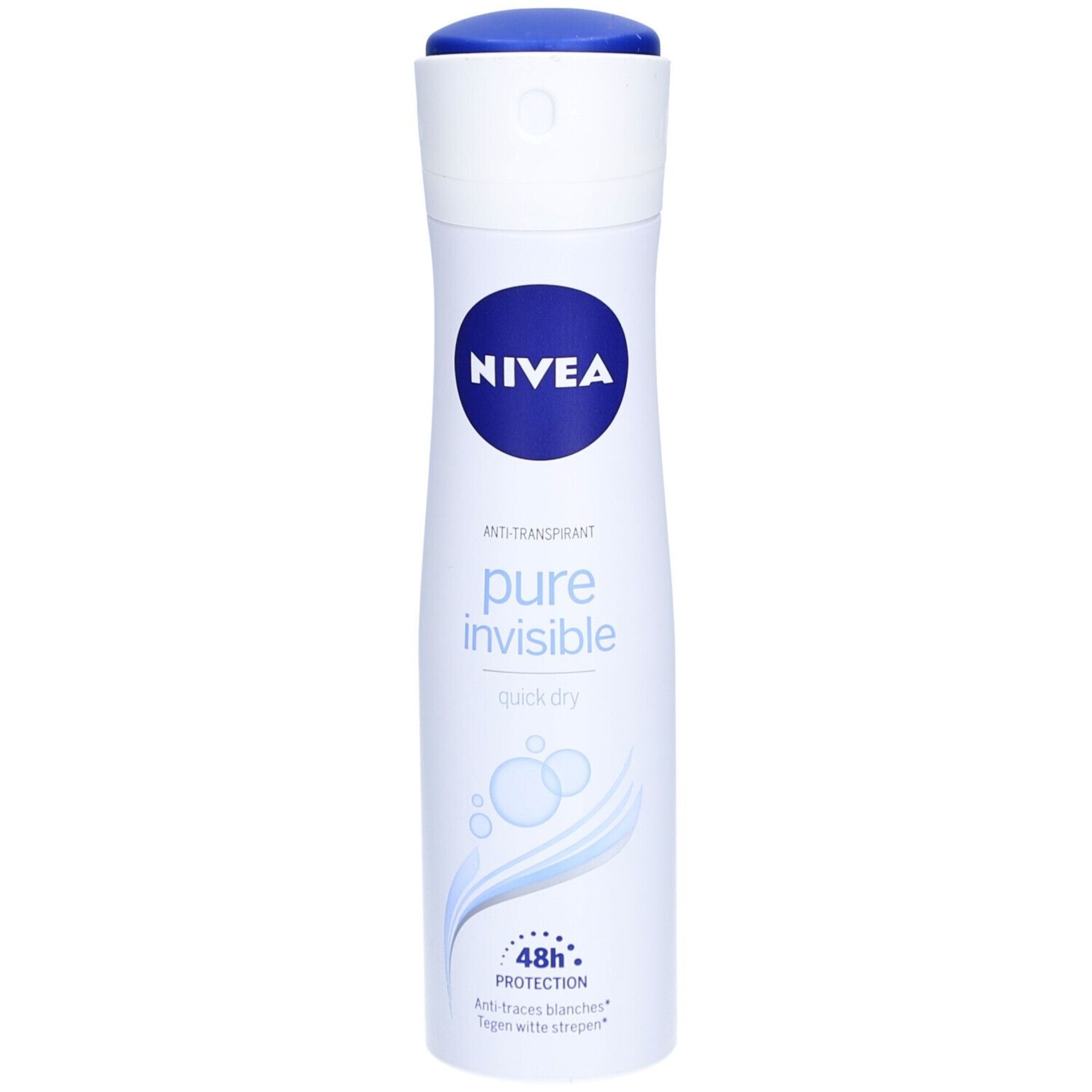 Nivea Pure Invisible Deodorant Spray 48h 150 ml – 48 uur bescherming ...