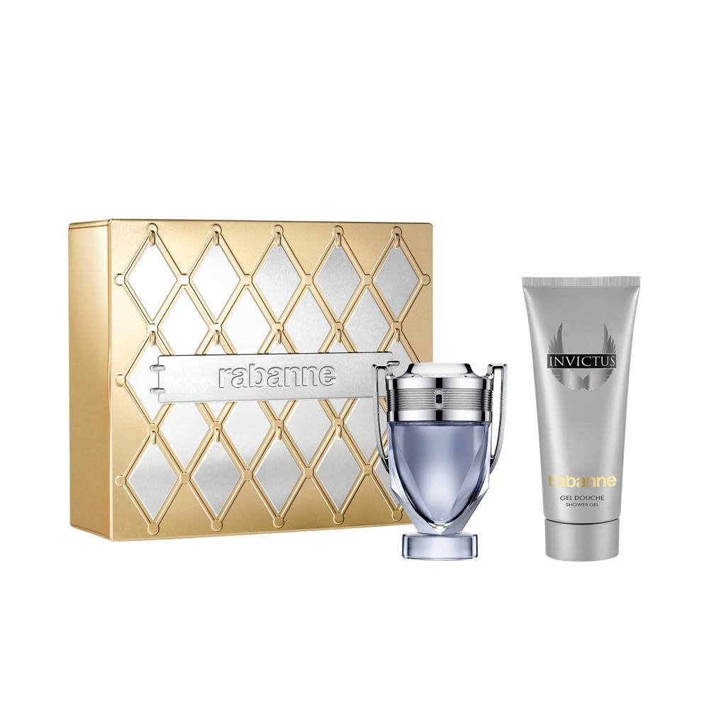 Paco Rabanne Invictus EDT 50ml + SG 100ml Giftset - Voordeeldrogist.nl
