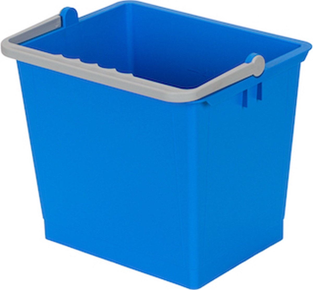 Blauwe Emmer 6L – Sterk, rechthoekig en geschikt voor schoonmaakwagen ...